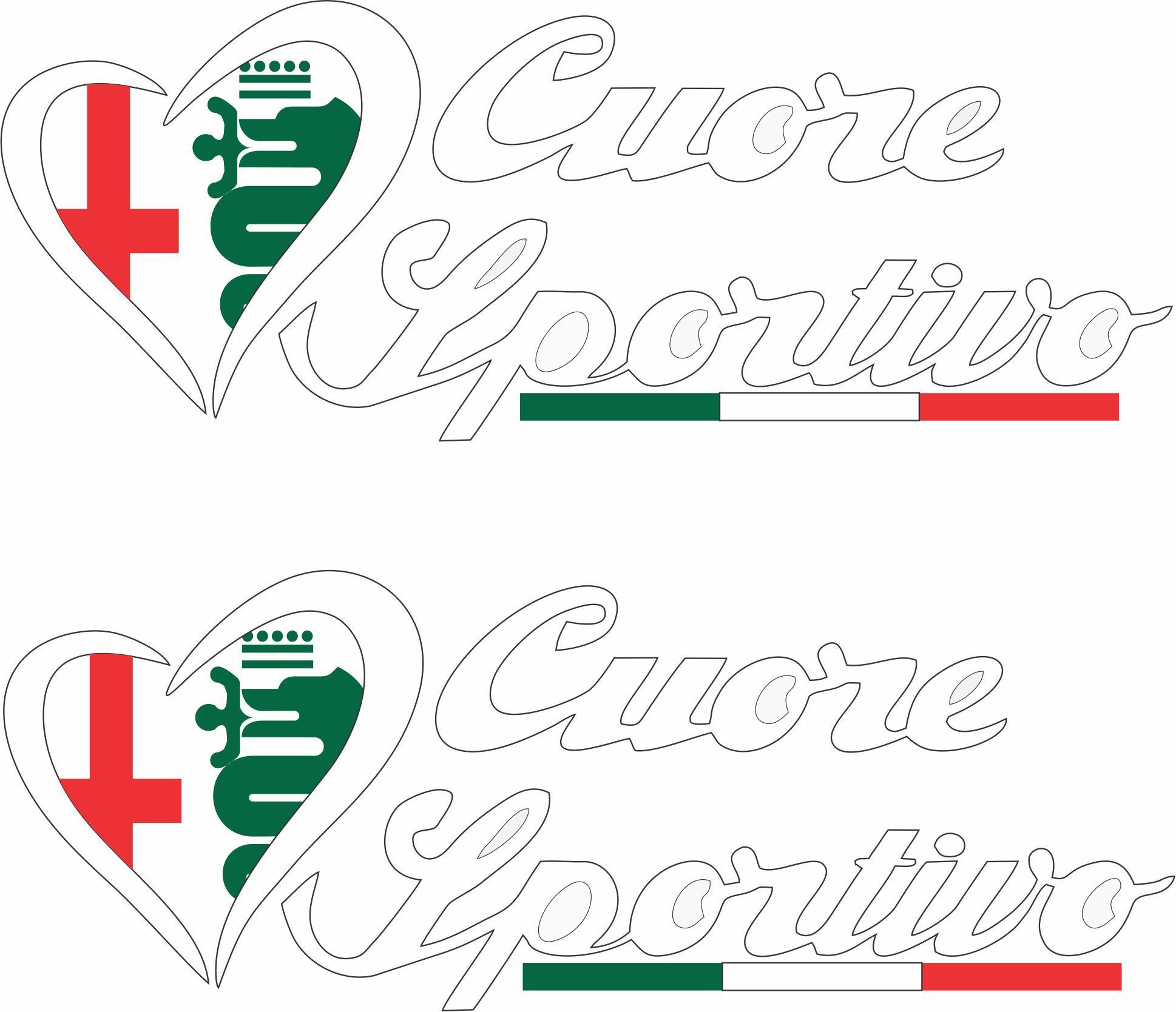 Zen Graphics - Alfa Romeo "Cuore Sportivo"Decals / Stickers