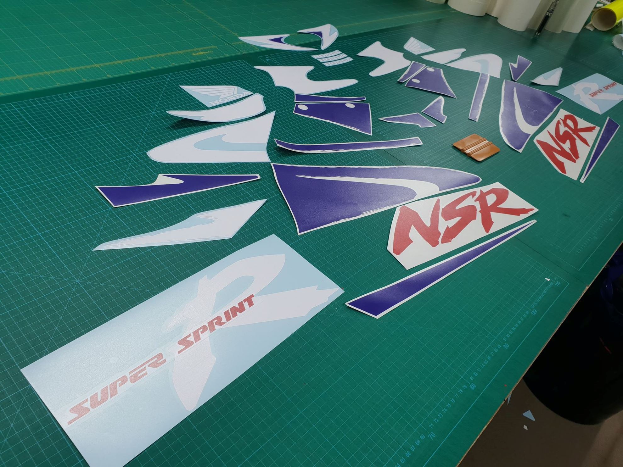 Zen Graphics - Honda NSR 125 1998 - 1999 replacement Decals / Stickers