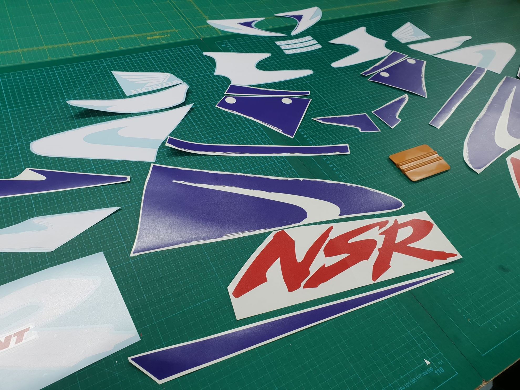 Zen Graphics - Honda NSR 125 1998 - 1999 replacement Decals / Stickers