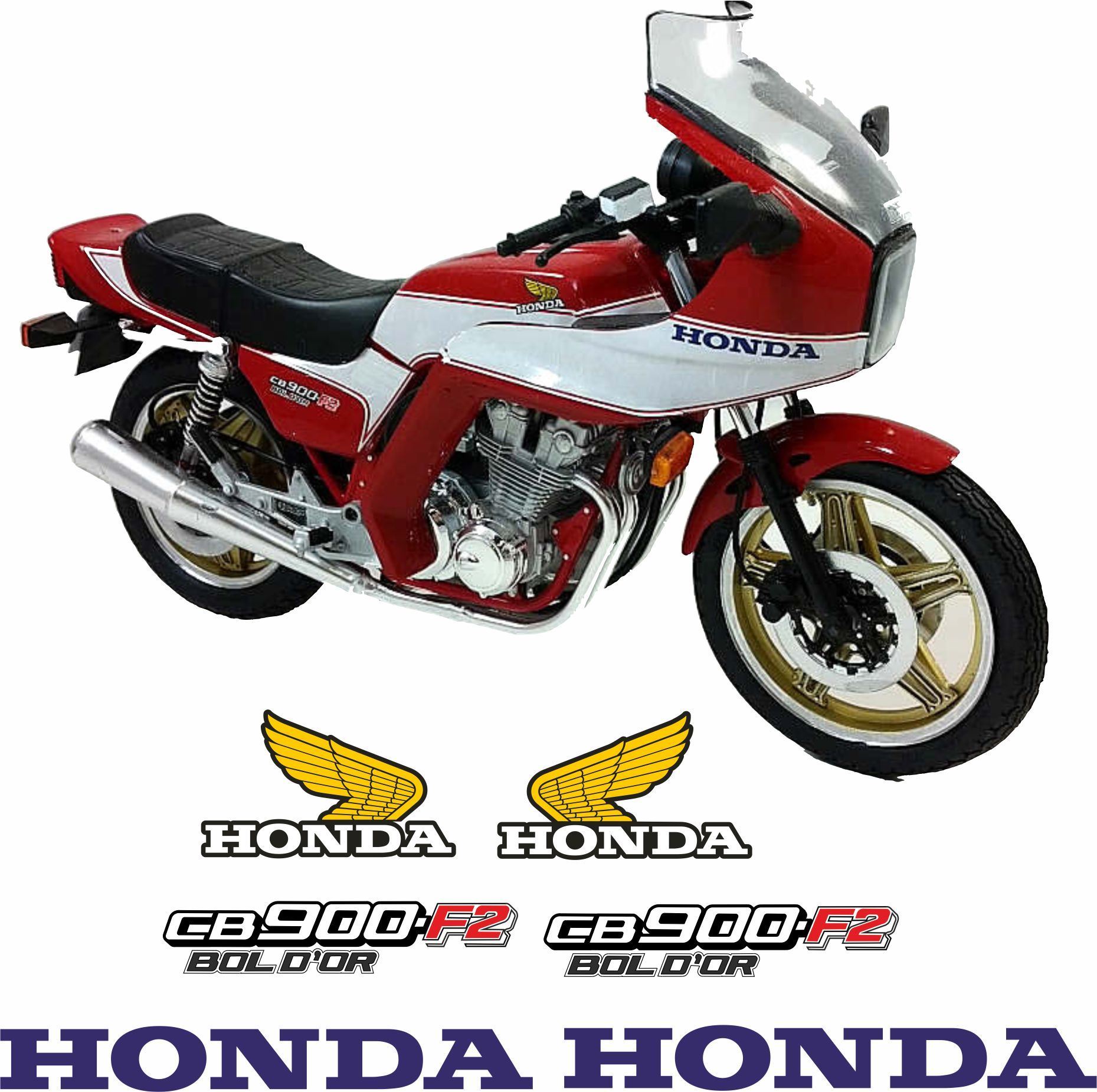 Zen Graphics - Honda CB900 F2 1979 - 1982 replacement Decals / Stickers