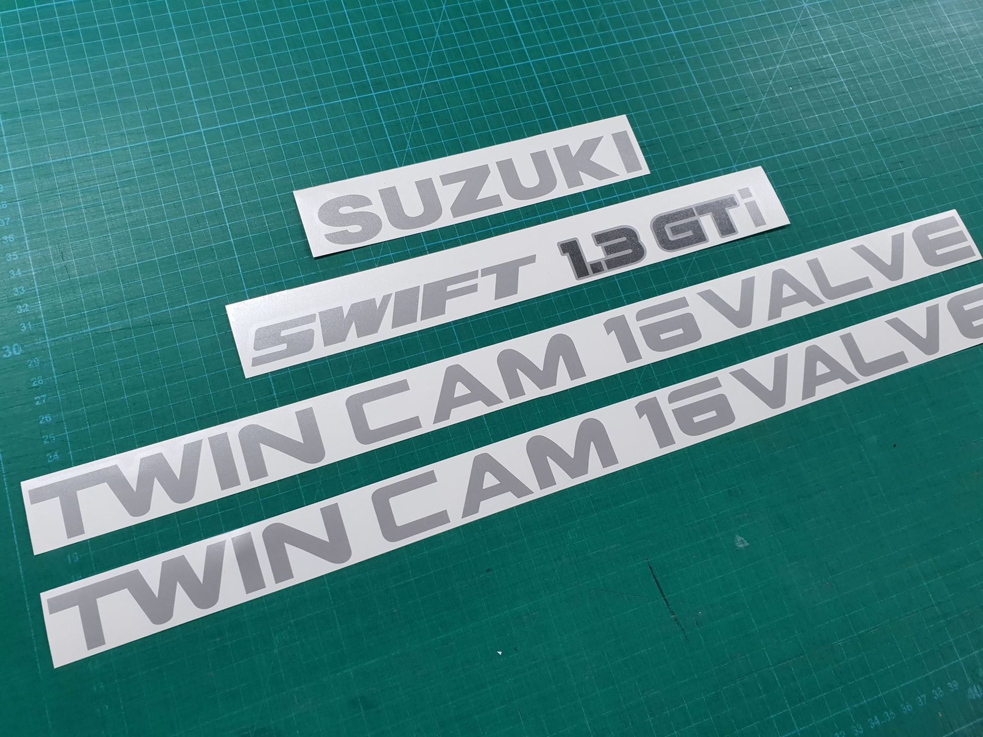 Zen Graphics - Swift 1.3 GTi Twin Cam 16 Valve Replacement Decals ...