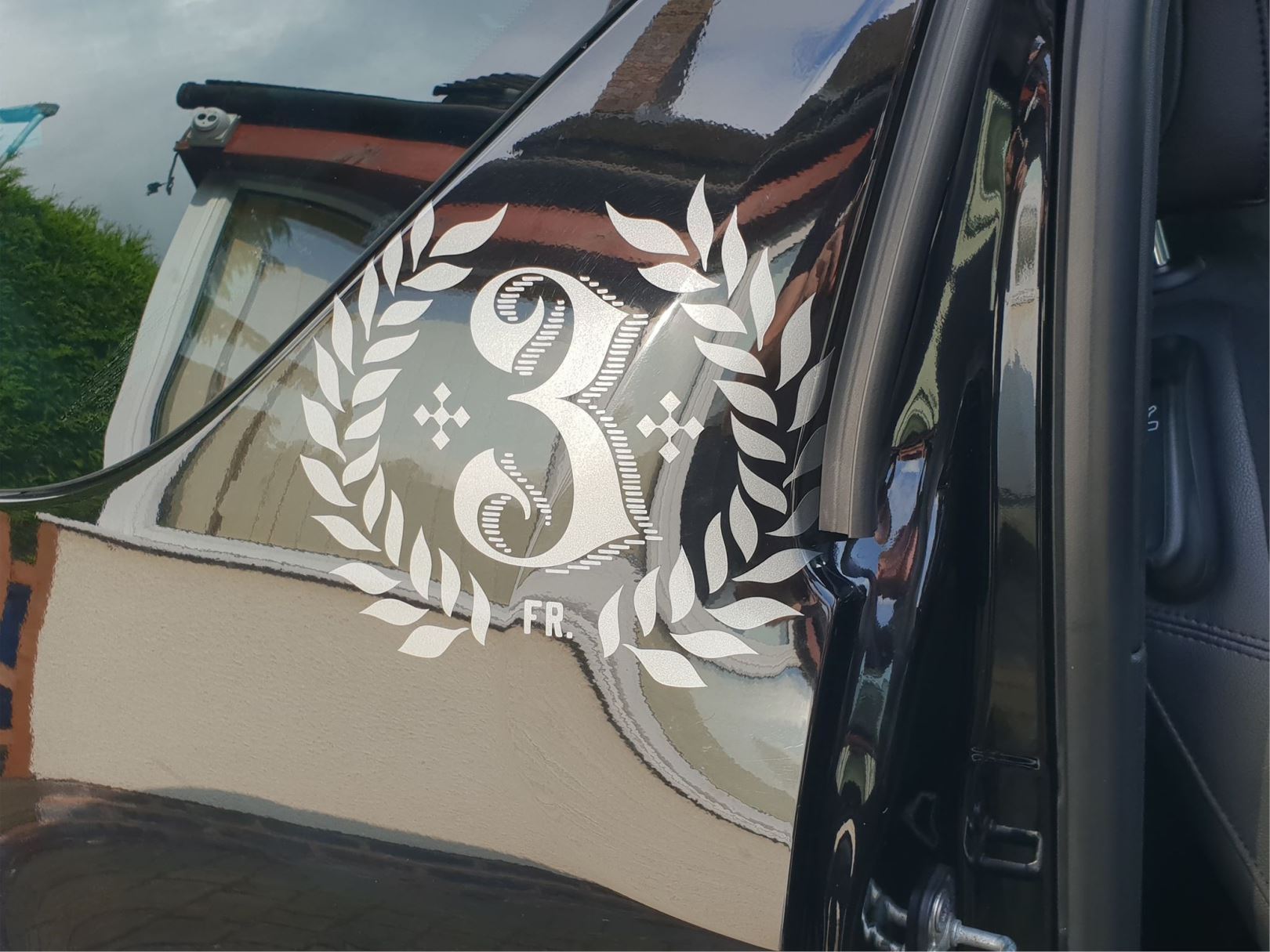 Zen Graphics - DS3 Cafe side pillar Decals / stickers