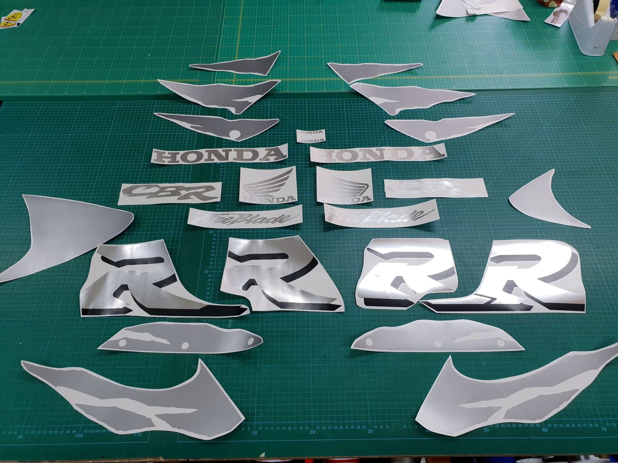 Zen Graphics - Honda CBR 900RR Full Fireblade 1998 replacement Decals ...