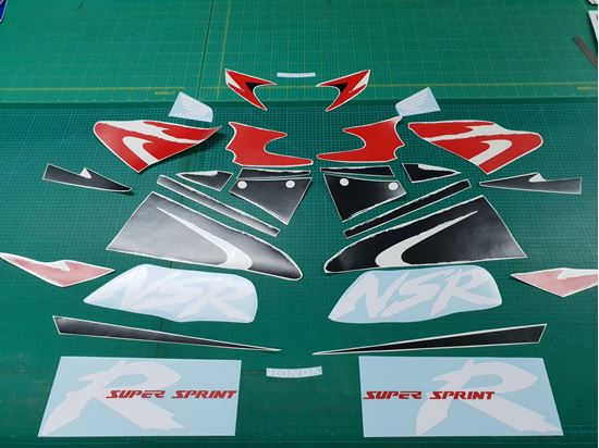 Zen Graphics - Honda NSR 125 1998 - 1999 replacement Decals / Stickers