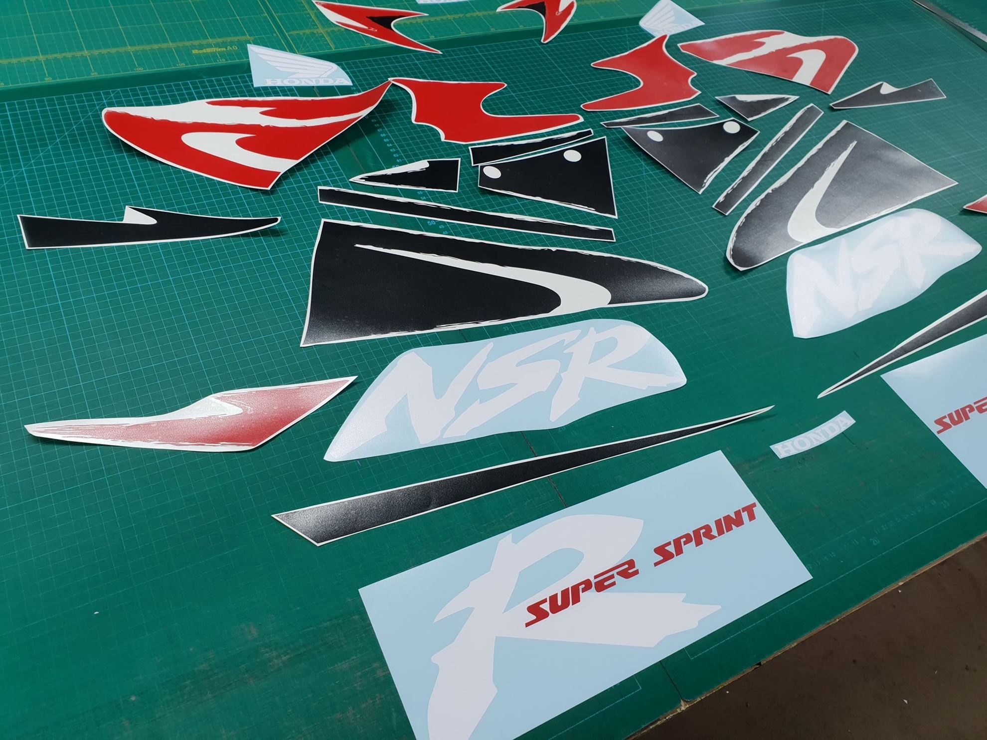 Zen Graphics - Honda NSR 125 1998 - 1999 replacement Decals / Stickers