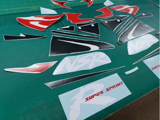 Zen Graphics - Honda NSR 125 1998 - 1999 replacement Decals / Stickers