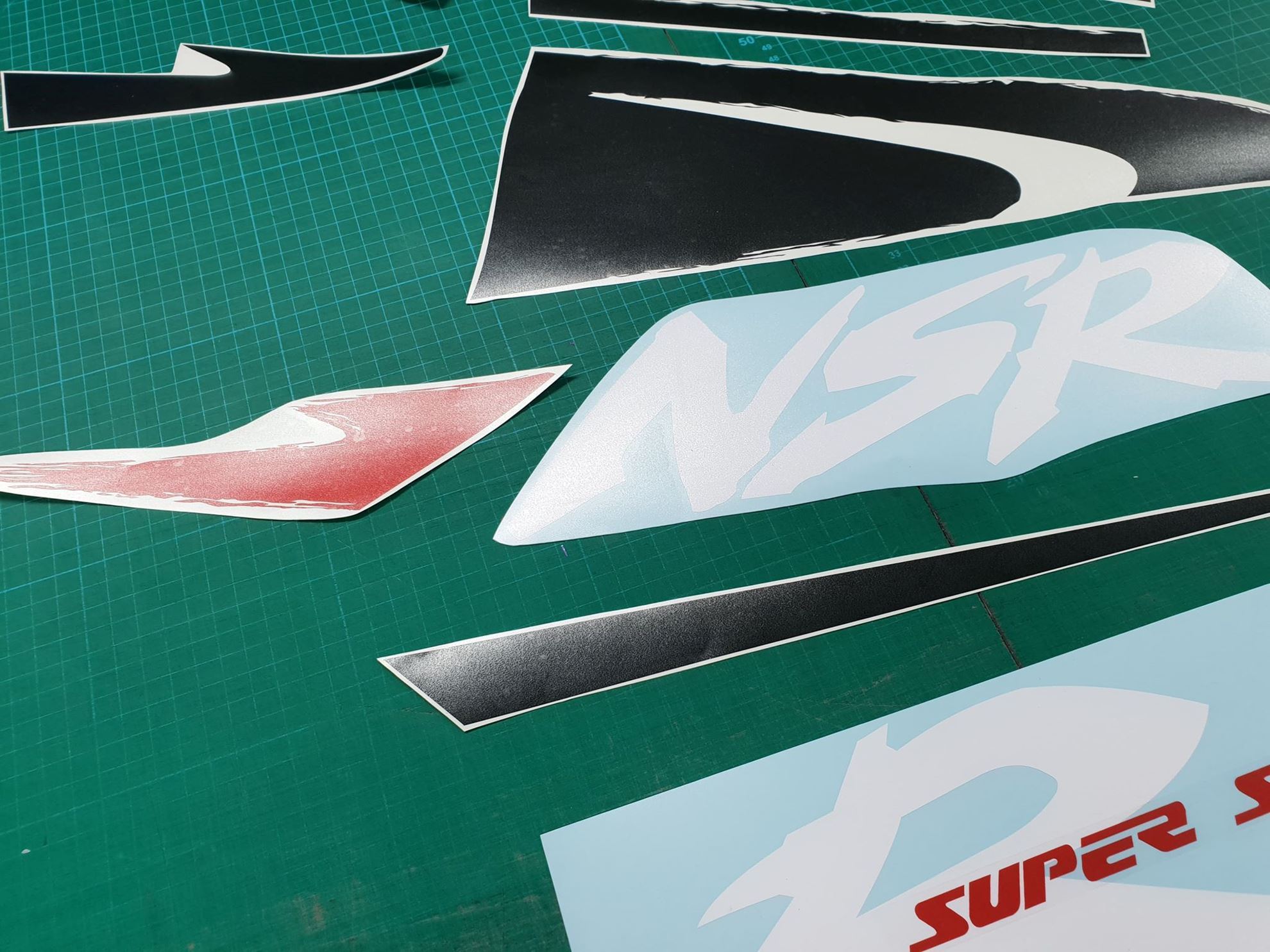 Zen Graphics - Honda NSR 125 1998 - 1999 replacement Decals / Stickers