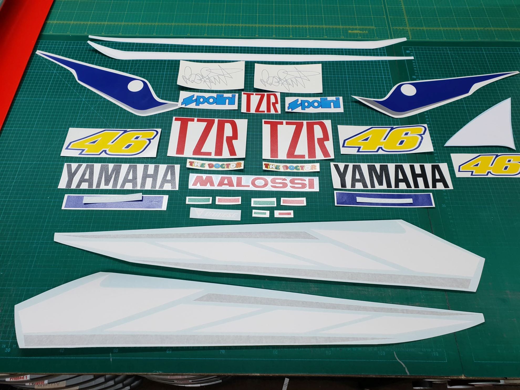 Zen Graphics - Yamaha TZR 50 Rossi 2006 Decals / Stickers