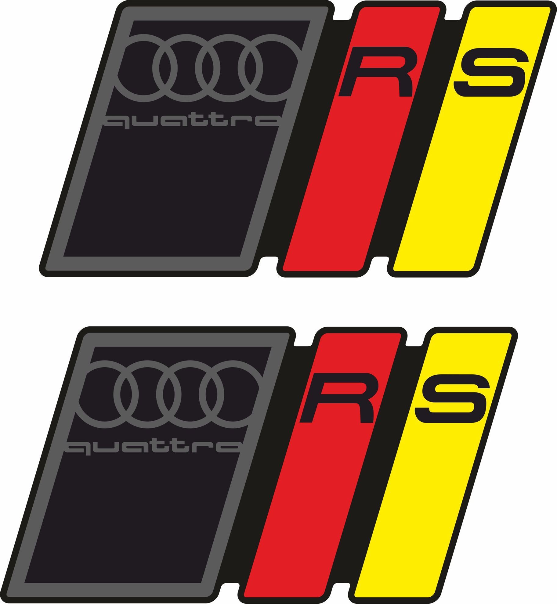 Zen Graphics - Audi Quattro RS Decals / Stickers