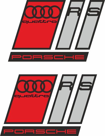 Zen Graphics - Audi Quattro Decals / Stickers