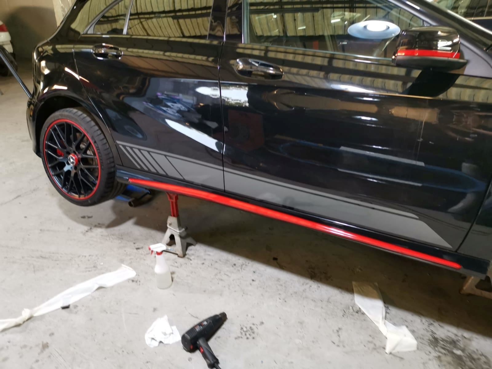 Zen Graphics - Mercedes A45 Edition 1 side Stripes / Stickers