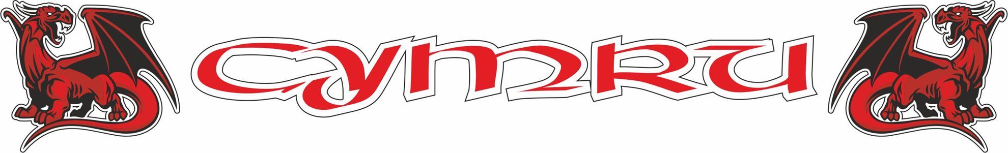 Zen Graphics - "Cymru" windscreen / Panel Decal / Sticker