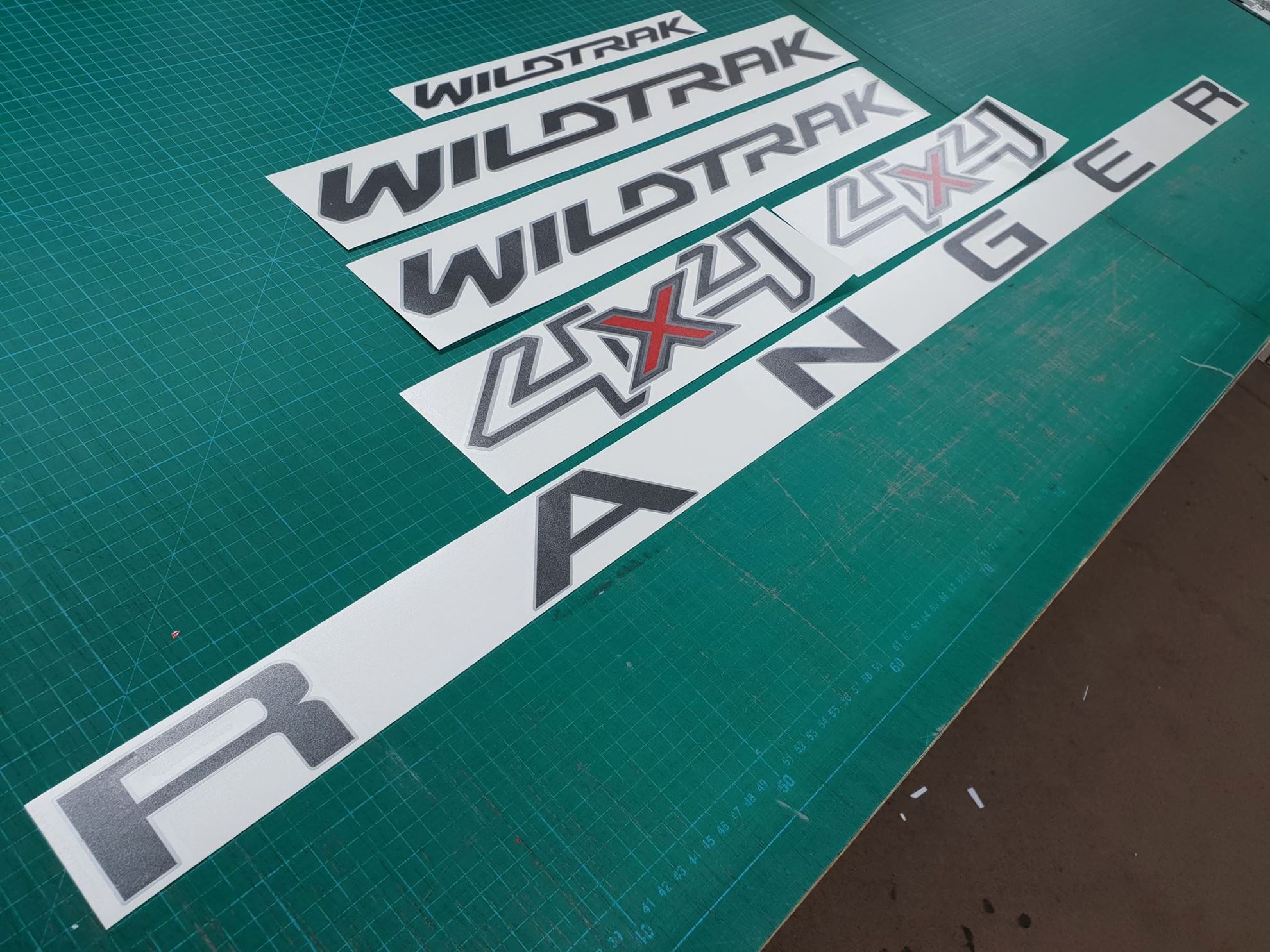 Zen Graphics - Ford Ranger Wildtrak 2018 - 21 full replacement Decals ...