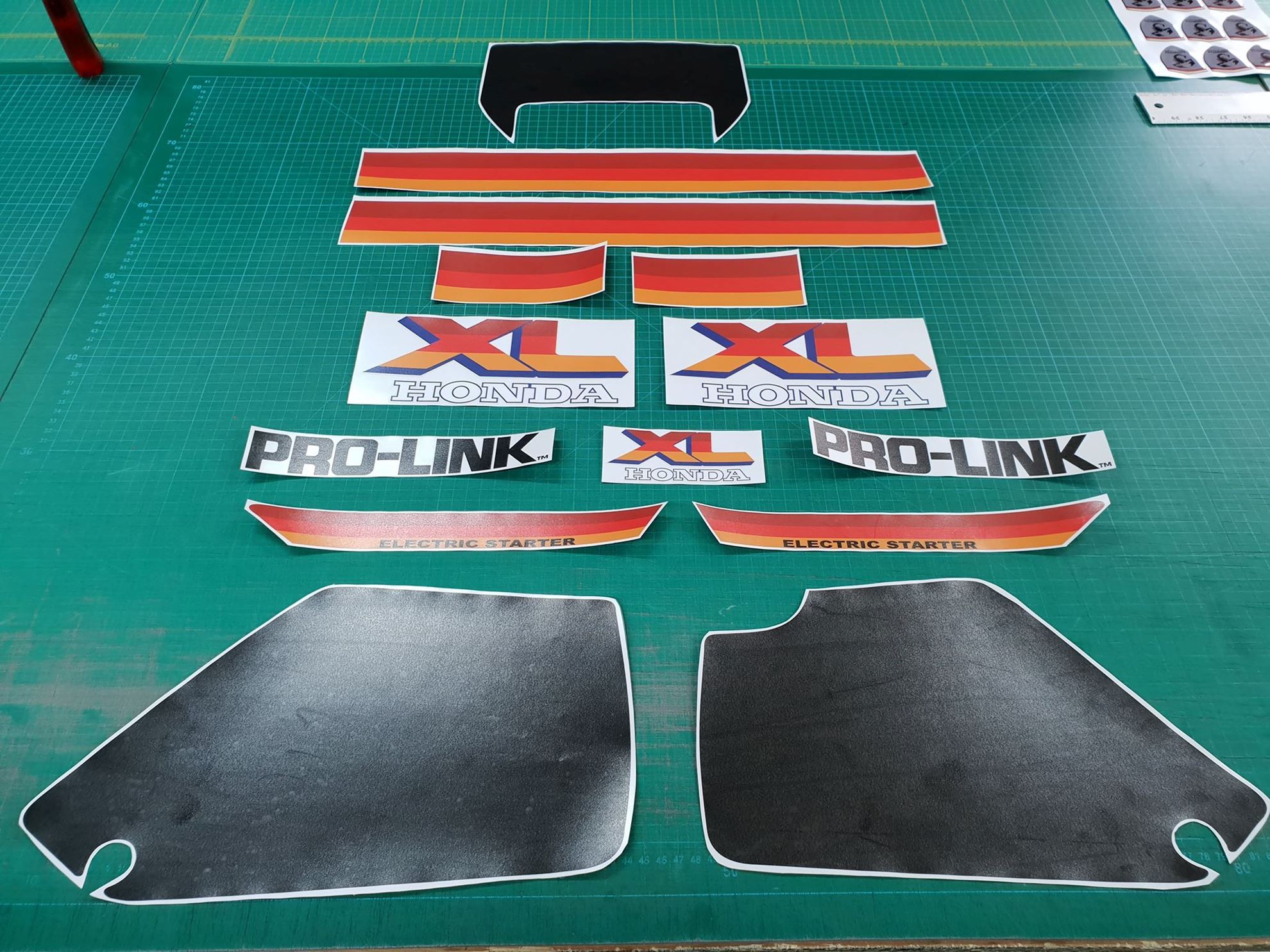 Zen Graphics - Honda XL600 LM 1985 - 1989 full Restoration Decals ...