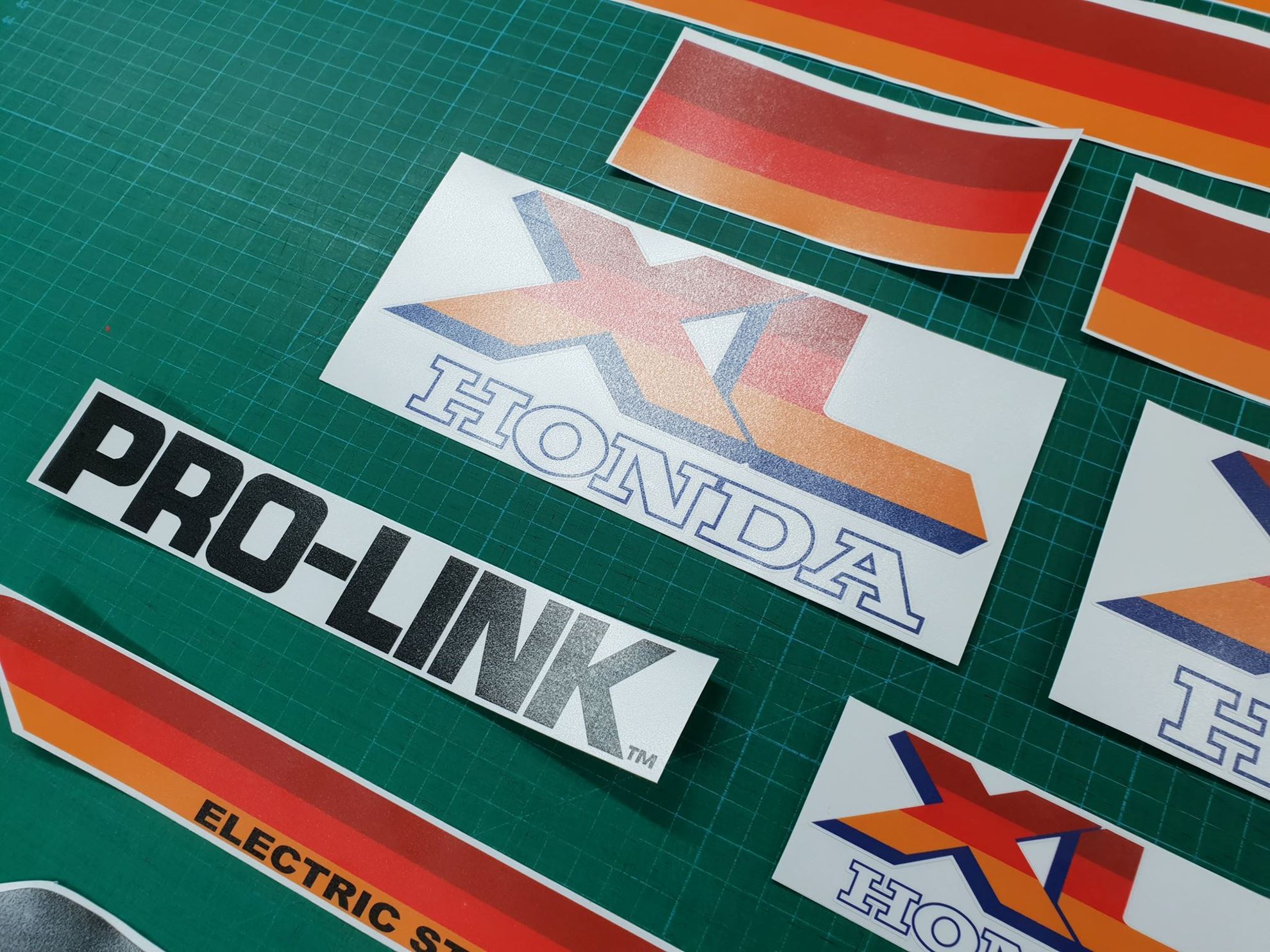 Zen Graphics - Honda XL600 LM 1985 - 1989 full Restoration Decals ...