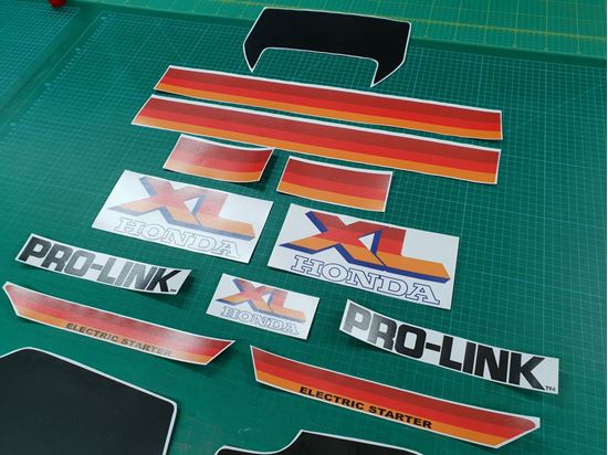 Zen Graphics - Honda XL600 LM 1985 - 1989 full Restoration Decals ...