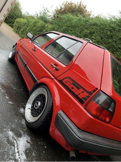 Zen Graphics - VW MK2 Golf side Stripes and rear quarter Stickers / Stripes