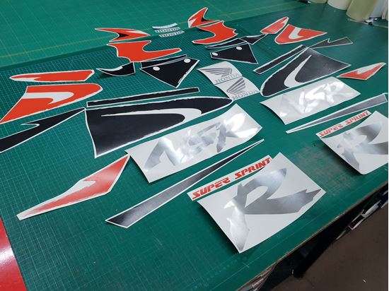 Zen Graphics - Honda NSR 125 1998 - 1999 replacement Decals / Stickers