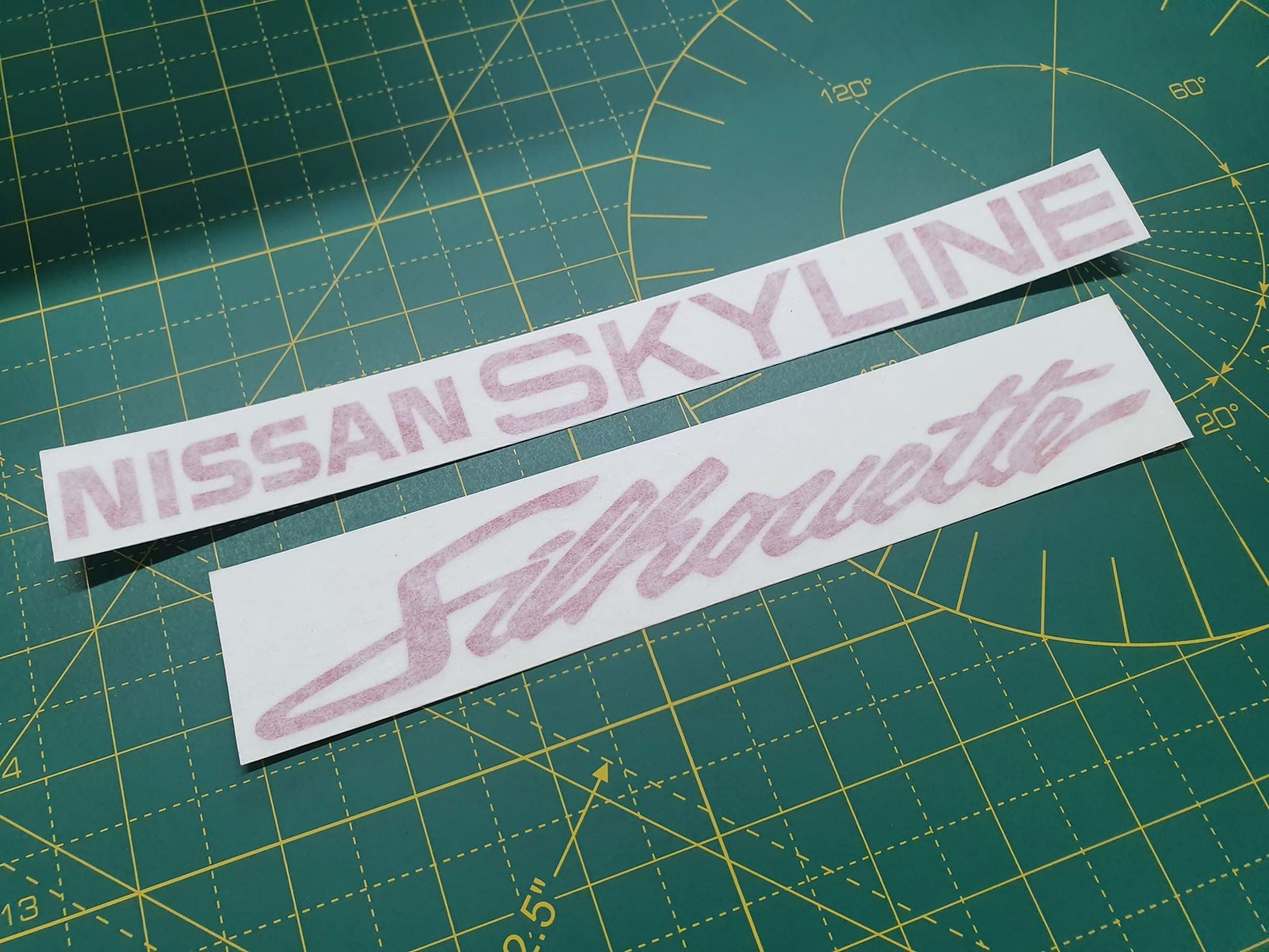 Zen Graphics - Nissan Skyline R31 Silhouette replacement rear Stickers ...
