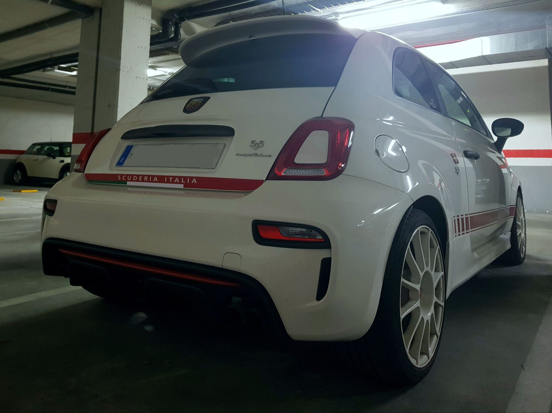 Zen Graphics - Fiat 595 / 500 Abarth Carbon fibre Scuderia Italia lower ...