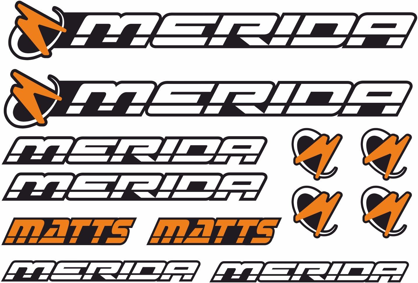 Zen Graphics - Merida Frame Sticker kit