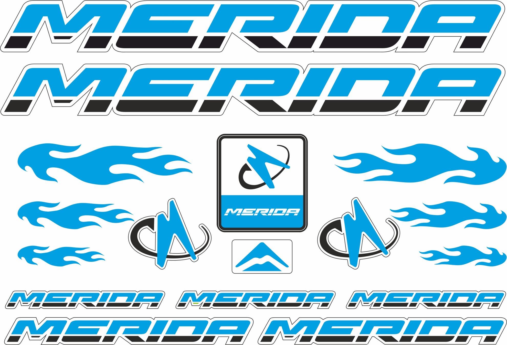 Zen Graphics - Merida Frame Sticker kit