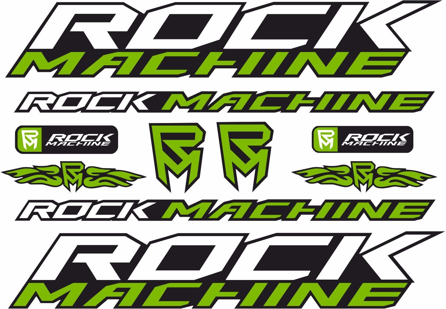 Zen Graphics - Rock Machine Frame Sticker kit