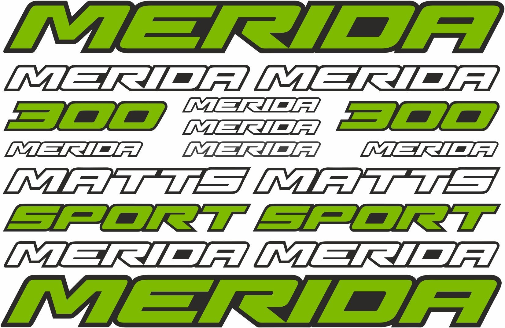 Zen Graphics - Merida Frame Sticker kit