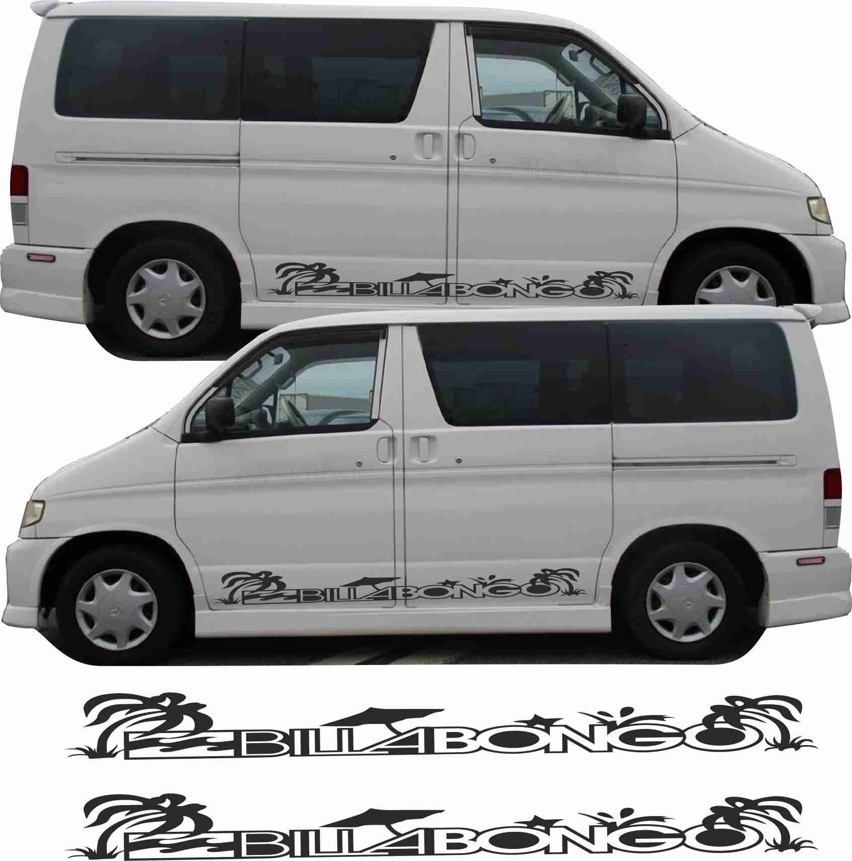 Zen Graphics - Mazda Friendee Bongo "Billabongo" full lower side Decals ...