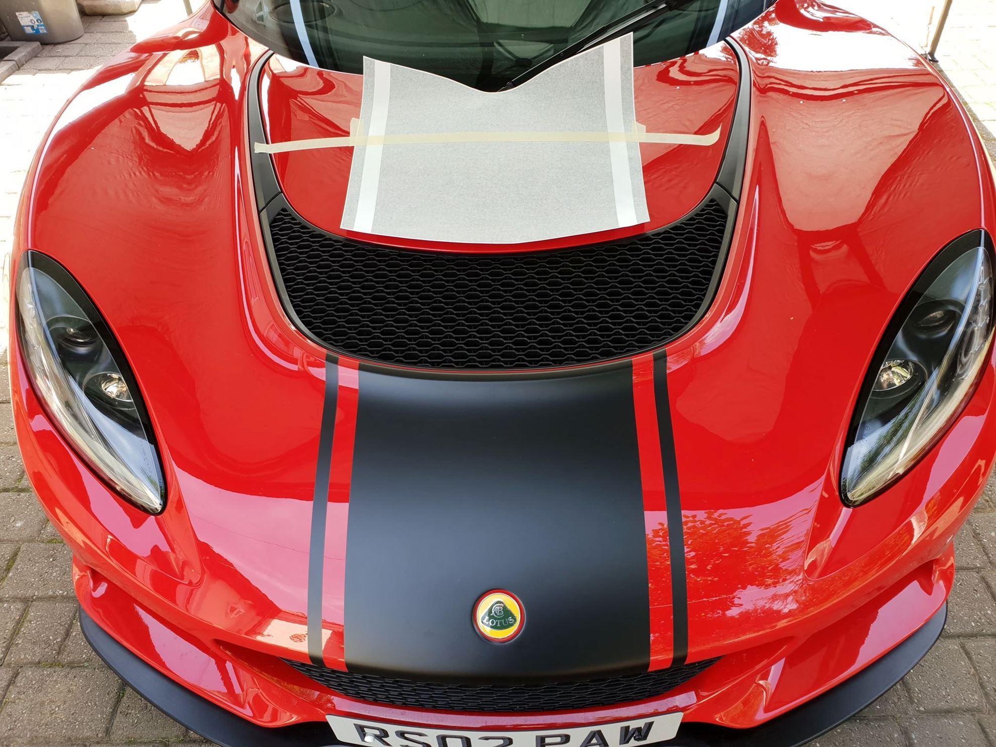 Zen Graphics - Lotus Exige S series 3 Bonnet Stripes / Stickers