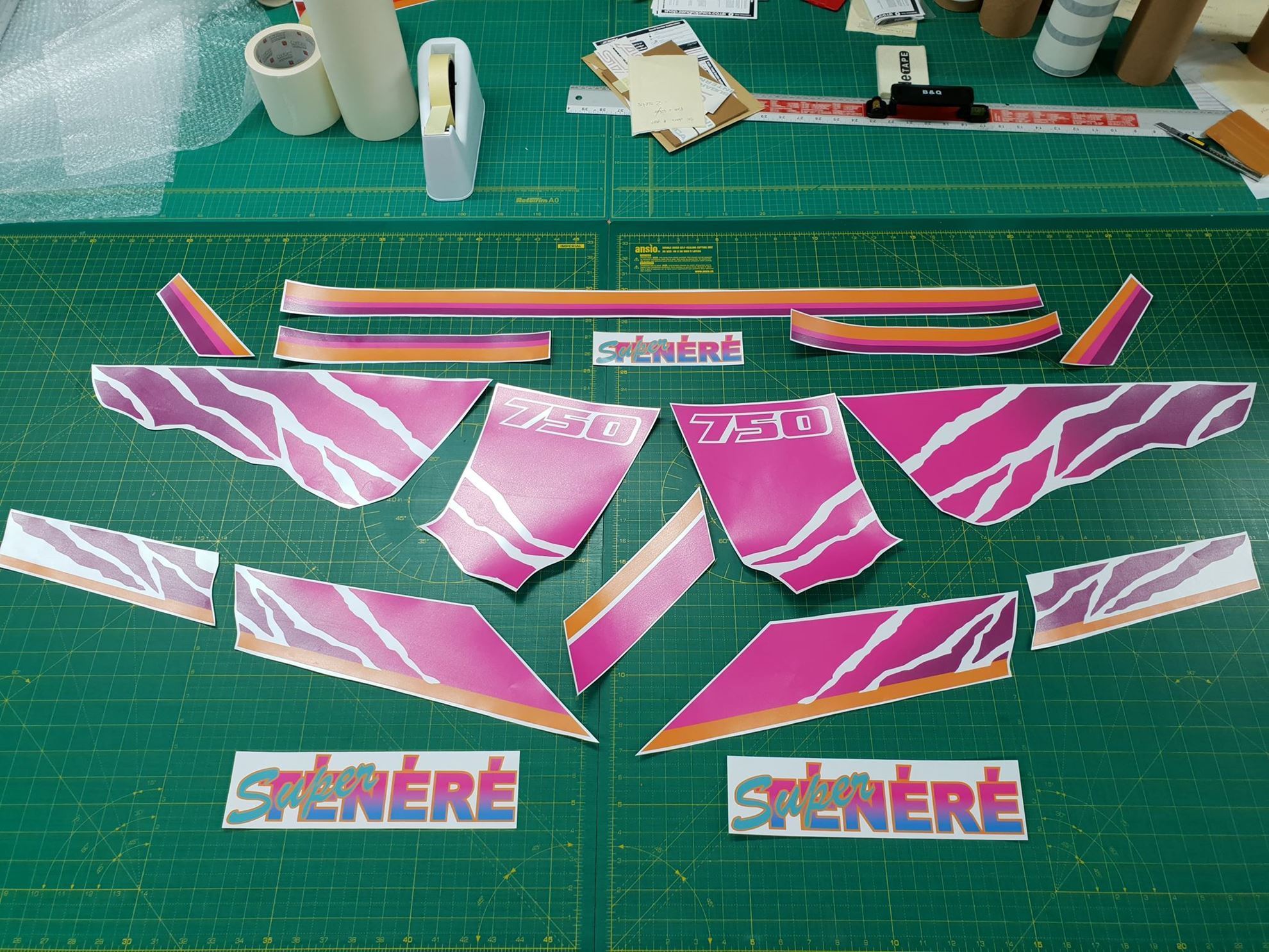 Zen Graphics - Yamaha XT750 Super Tenere 1995 Replacement Decals / Stickers