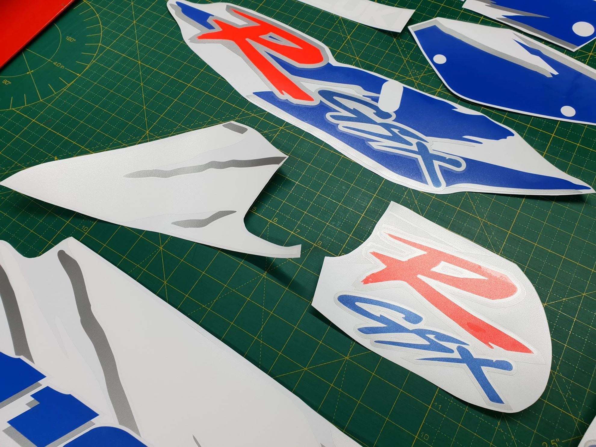 Zen Graphics - suzuki GSX-R 1100 1995 White / Blue bike replacement ...