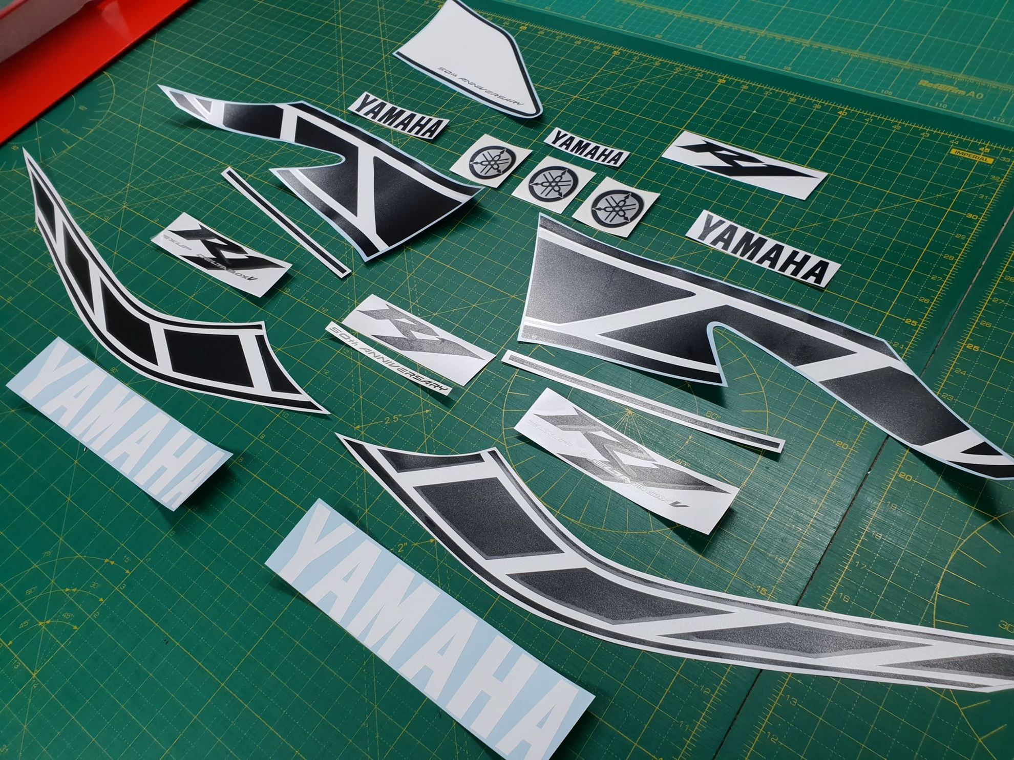 Zen Graphics - Yamaha YZF R1 2006 50th anniversary Replacement Decals ...