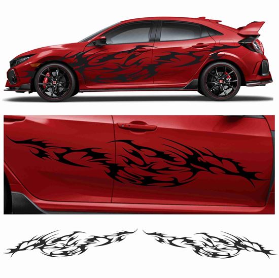 Zen Graphics - JDM side Dragon Tribal Graphics