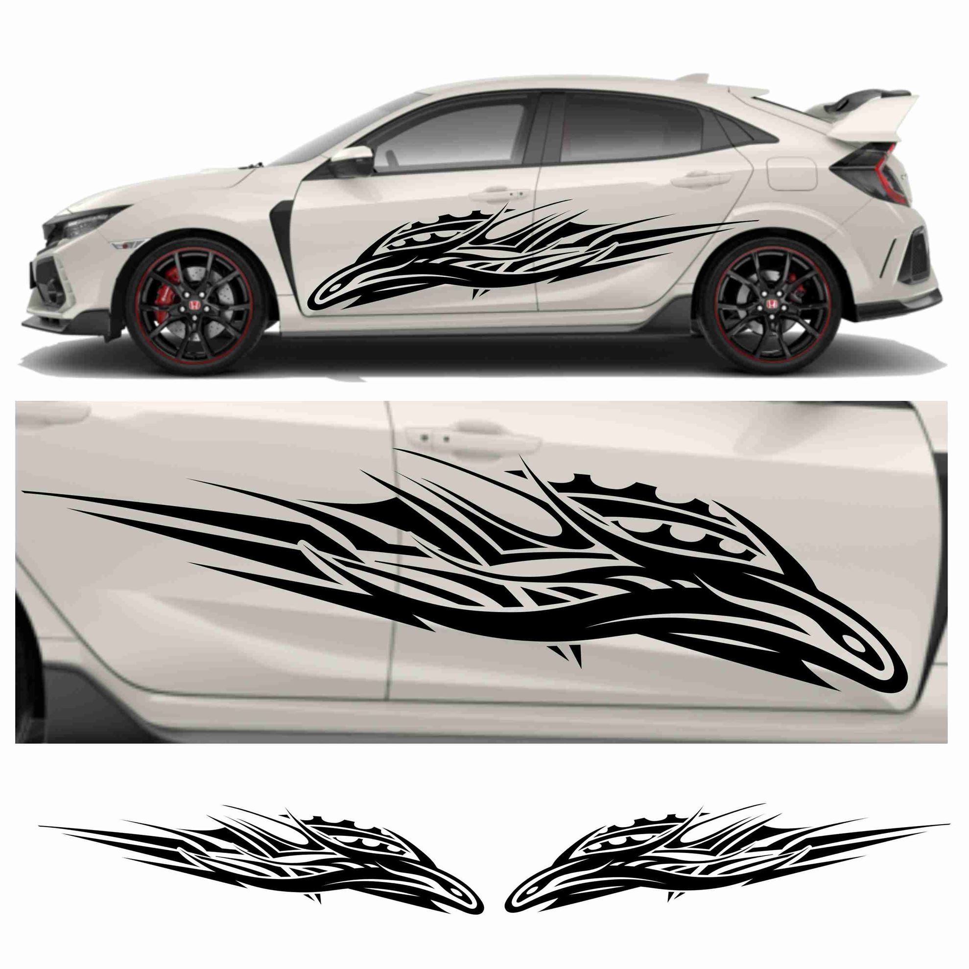 Zen Graphics - JDM side Snake Tribal Graphics
