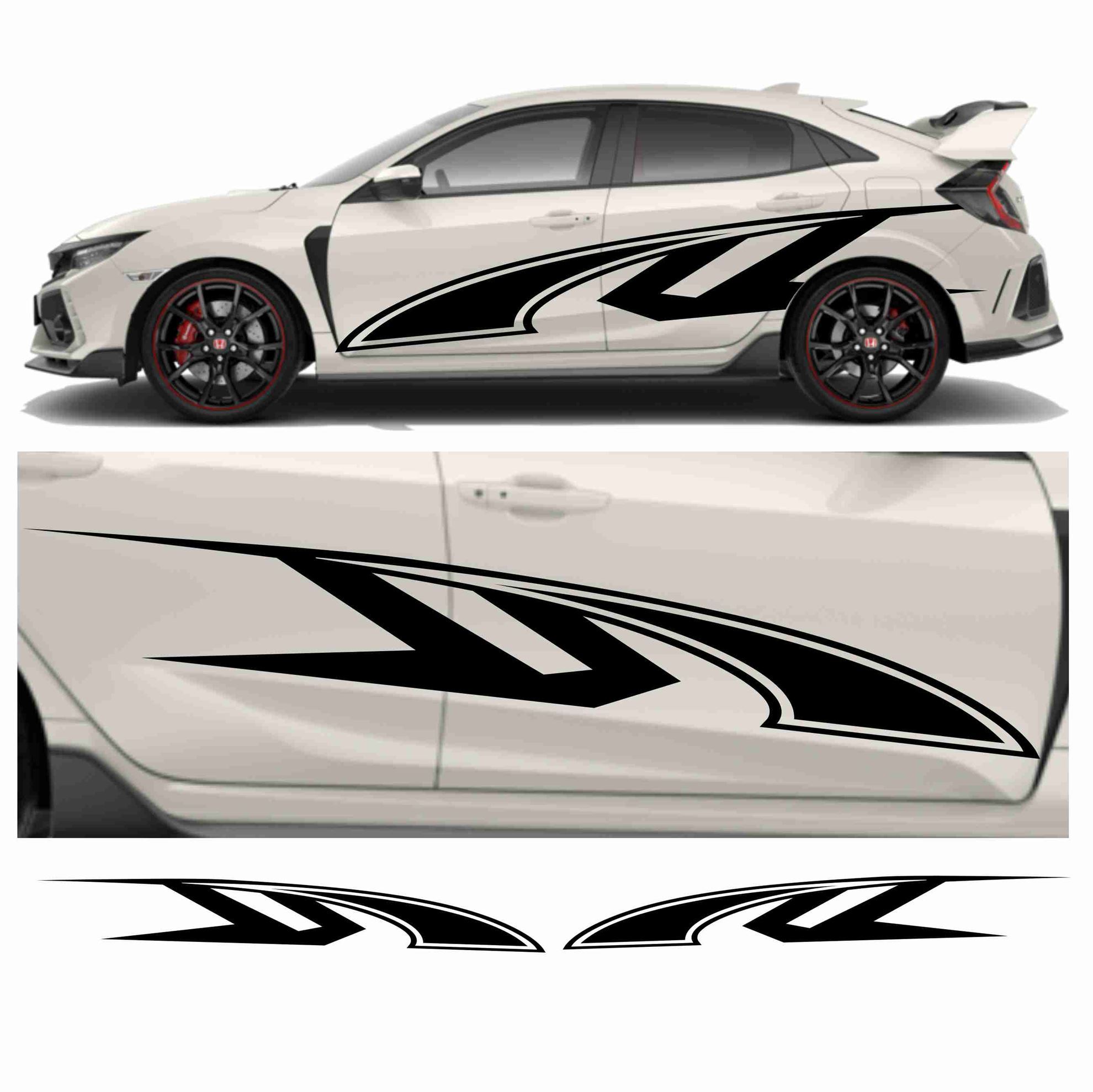 Zen Graphics - JDM side Tribal Swoosh Graphics