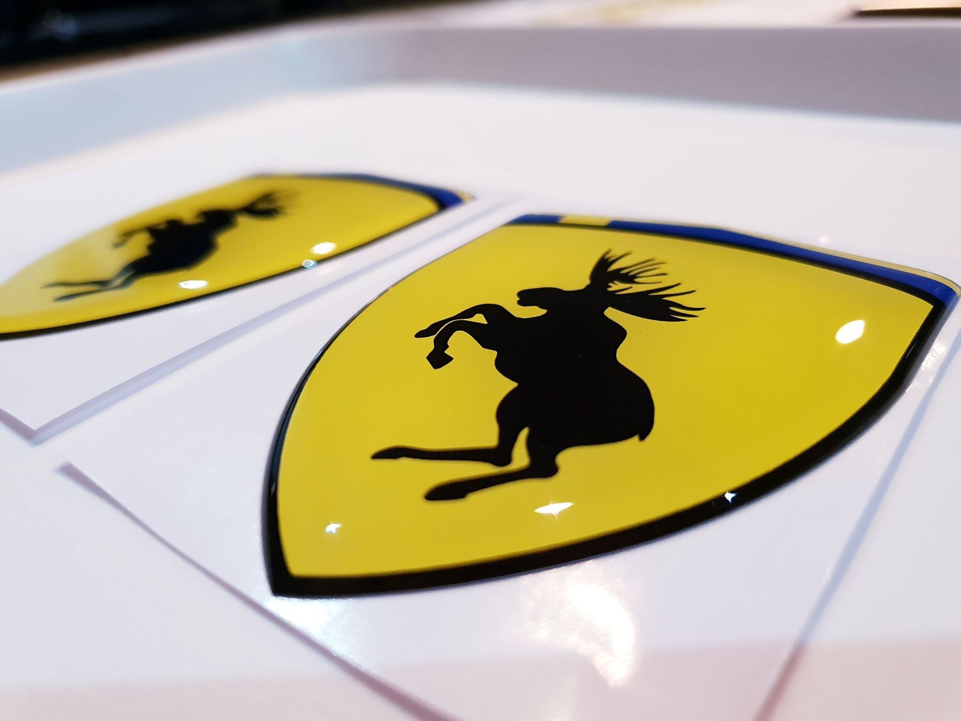 Zen Graphics - Volvo Prancing Moose 80mm Wing / Fender Gel Badges