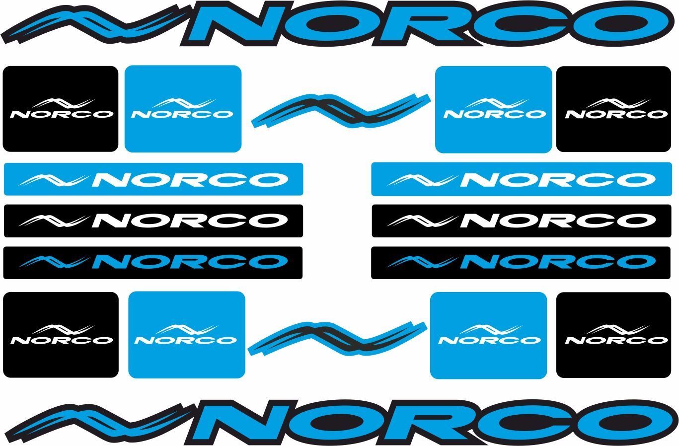 Zen Graphics - Norco Frame Sticker kit