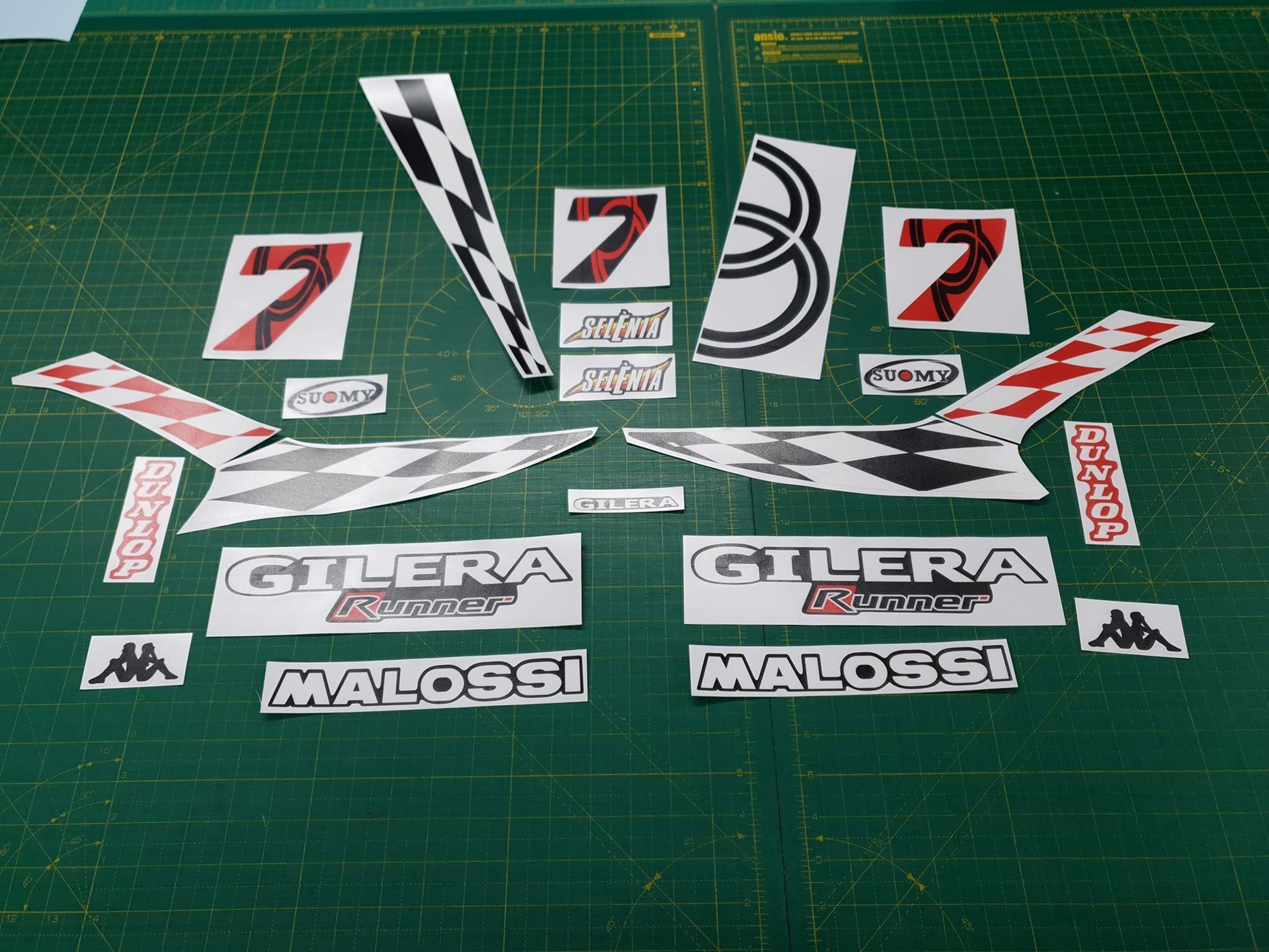 Zen Graphics - Gilera Runner 50 2005 Racing Replica replacement Decals ...
