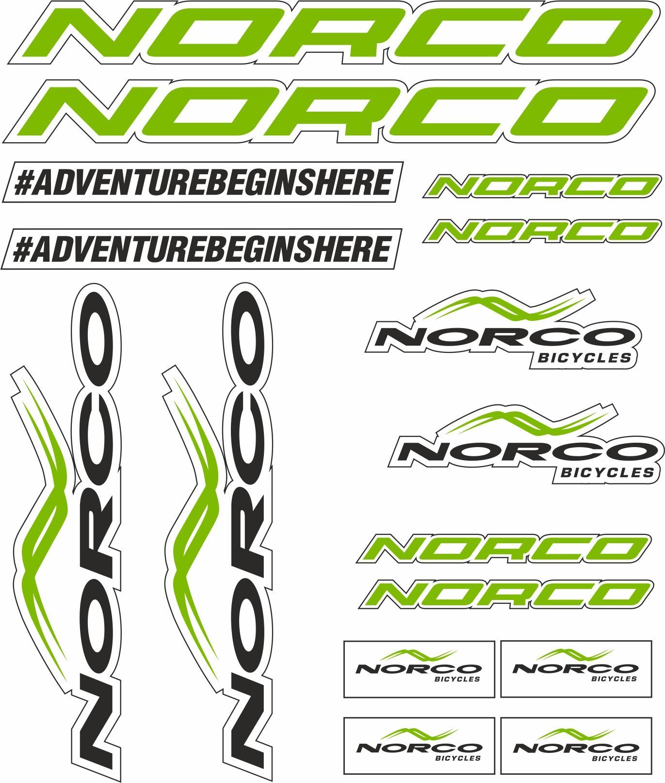Zen Graphics - Norco Frame Sticker kit