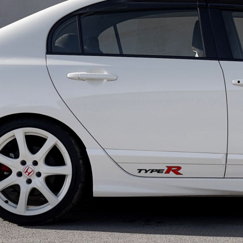 Zen Graphics - Honda Civic FD2 Type R replacement side Decals / Stickers