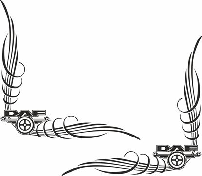 Zen Graphics - DAF Corner Glass / Panel Stickers