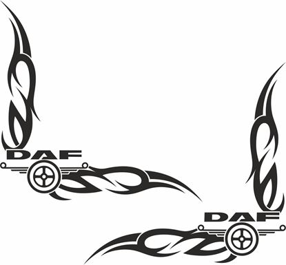 Zen Graphics - DAF Corner Glass / Panel Stickers