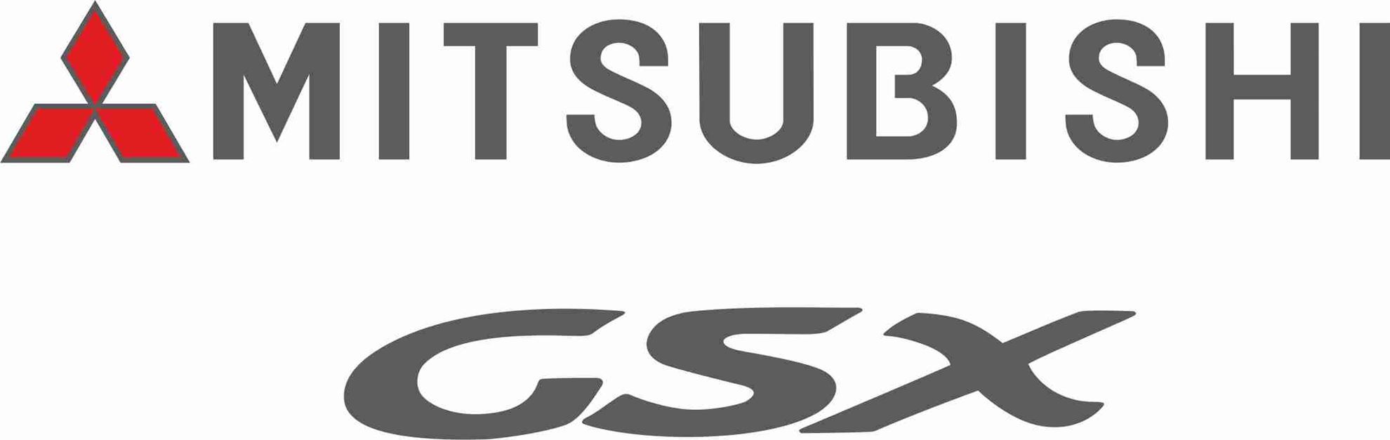 Zen Graphics - Mitsubishi Eclipse GSX Replacement rear Decals / Stickers