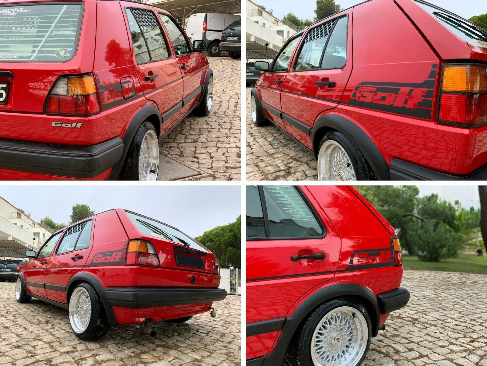 Zen Graphics - VW MK2 Golf side Stripes and rear quarter Stickers / Stripes