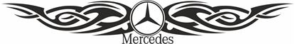 Zen Graphics - Mercedes Front Windscreen Text / Banners