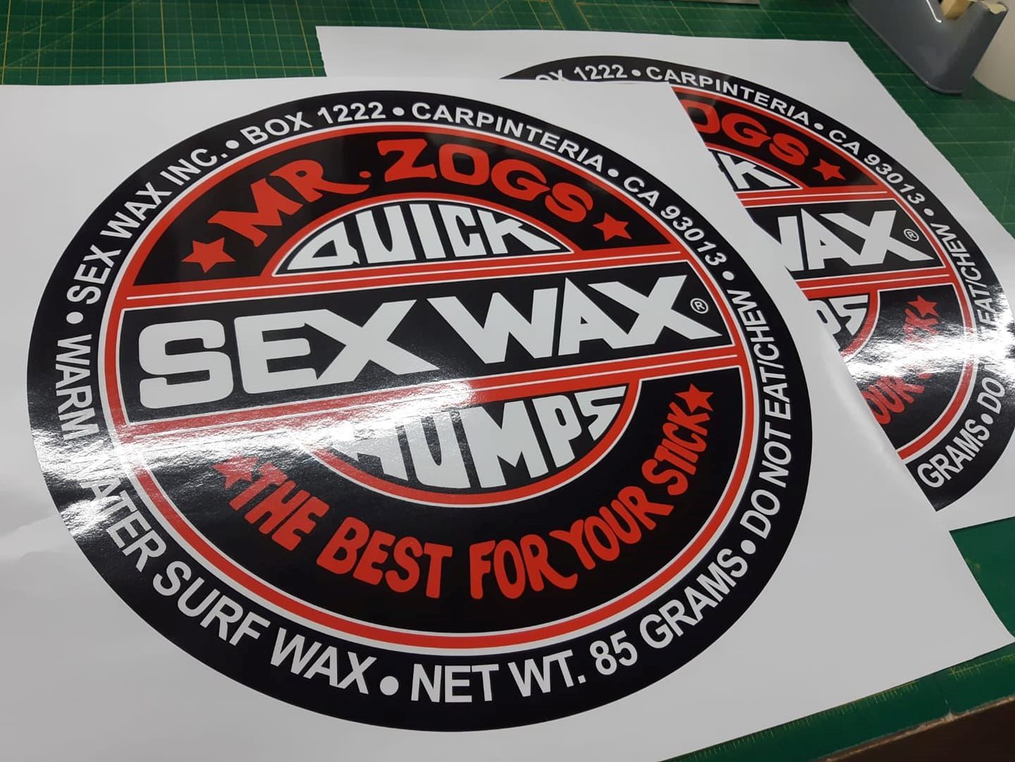 Zen Graphics - MR Zogs Sex Wax panel Decals / Stickers