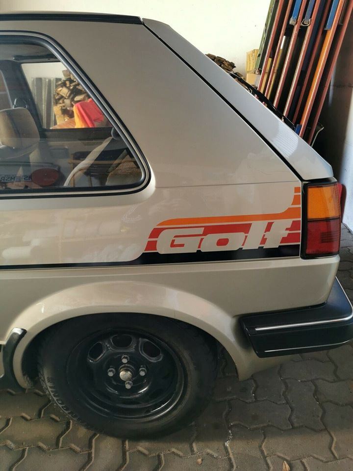 Zen Graphics - VW MK2 Golf side stripes & rear quarter "Golf" Decals ...