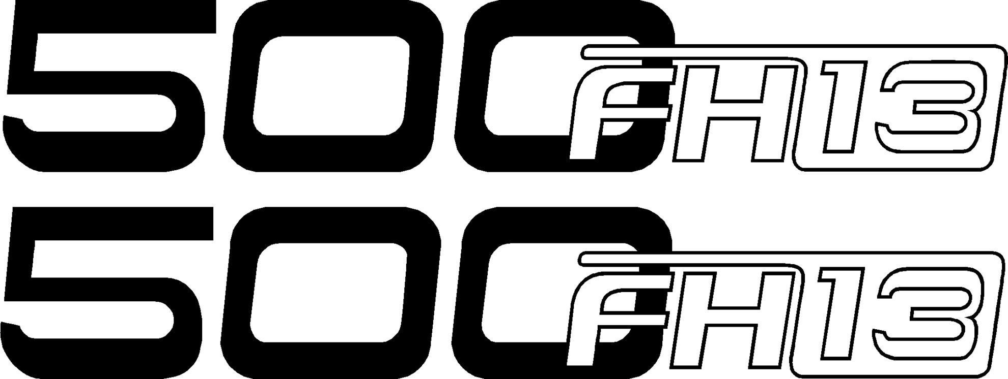 Zen Graphics - Volvo "500 FH13" panel Decals / Stickers