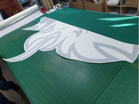 Zen Graphics - Scania half Griffin cab edge Decals / Stickers